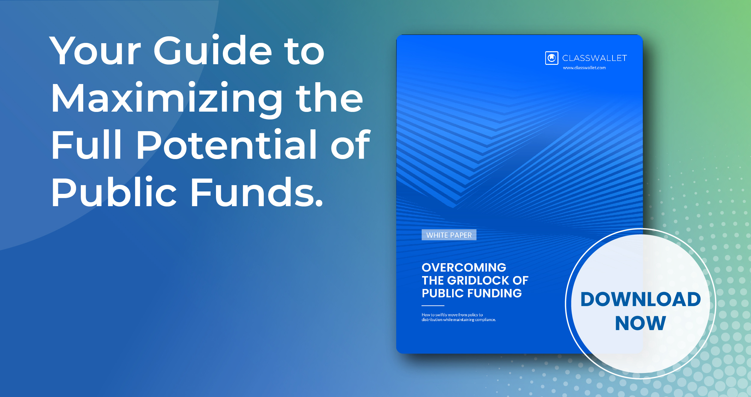 Overcoming the Gridlock of Public Funding